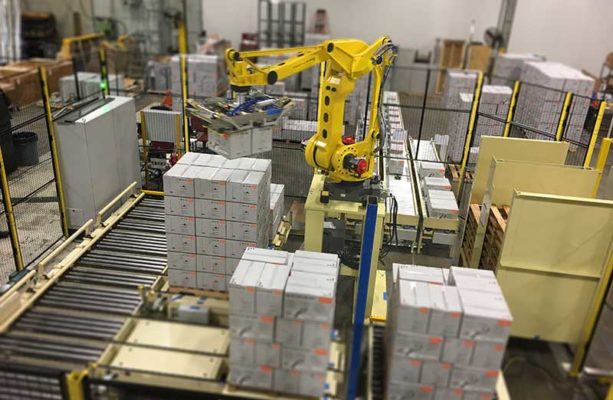 Articulated Robot Palletizer Automated Motion Robotic Solutions